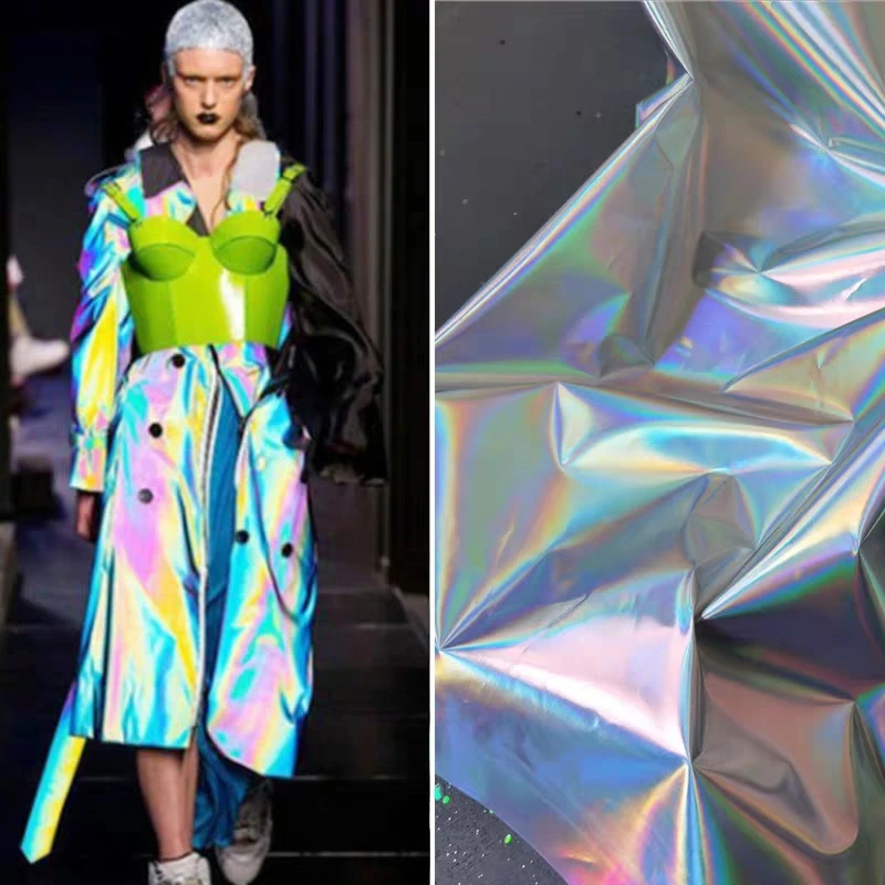 Iridescent Holographic Cloth Illusory Color Waterproof Diy Background ...