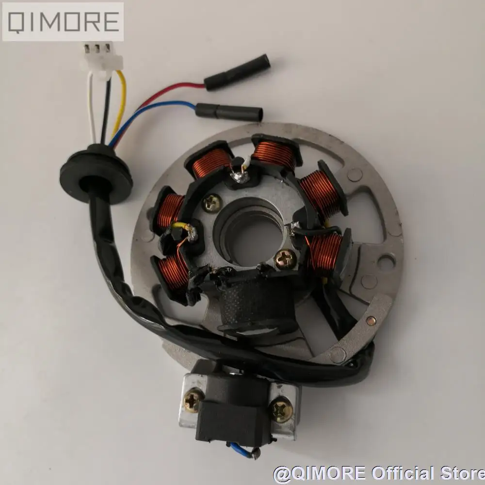7-Coil 5-Wire AC Magneto Stator for Scooter JOG 90 4DM Vento ZIP KEEWAY ...