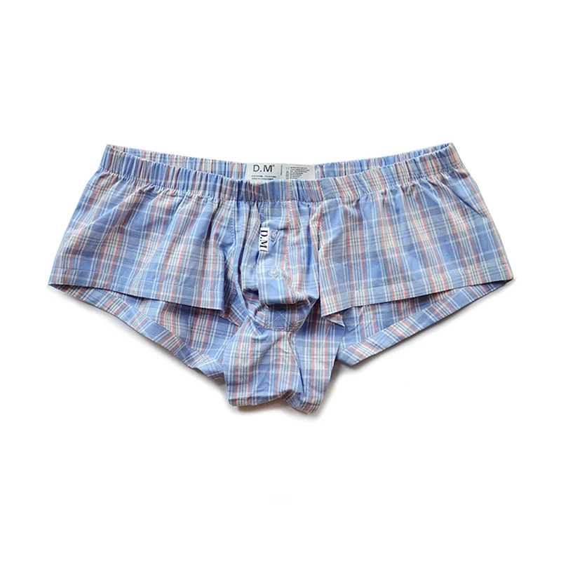 Cueca Boxertshorts Casa Curto Xadrez Masculina Boxer Sexy Cueca ...