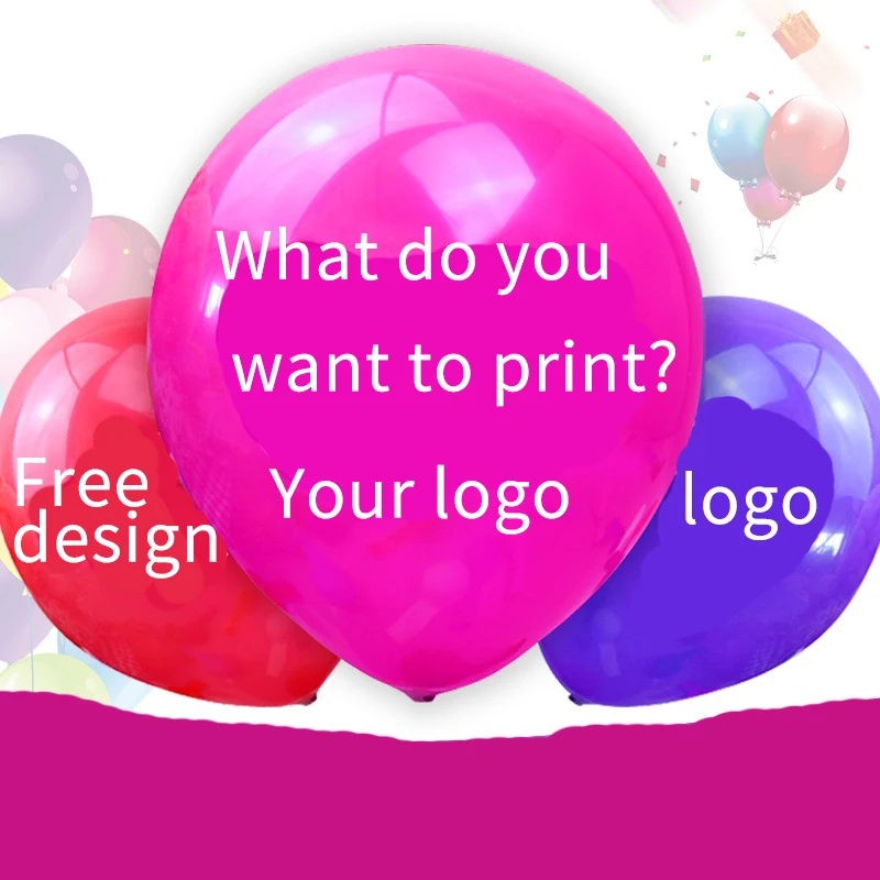 200pcs-Custom-Your-Own-Party-balloons-Personalized-balloon-Print-Your ...