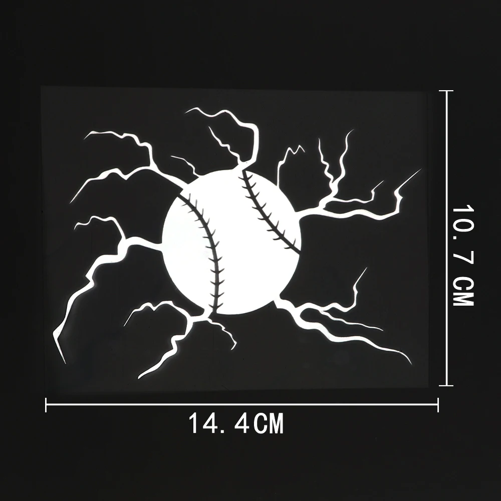 Laptop Baseball crack Sports vinyl stickers Baseball decal Electronics ...