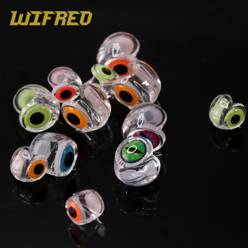 10PCS-Suspend-Streamer-Fly-Tying-Fish-Mask-Luminous-3D-Fish-Eyes ...