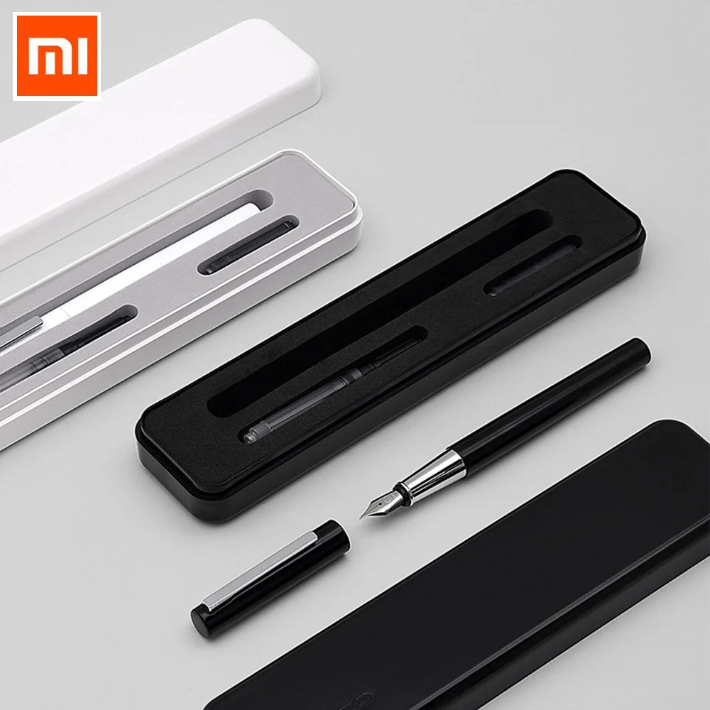 Xiaomi Mijia Fountain Pen 0.3mm Ef Nib Stainless Steel Metal Inking Pen ...