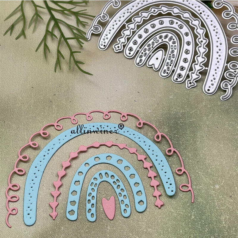 Rainbow decoration Metal Cutting Dies Stencils Die Cut for DIY ...