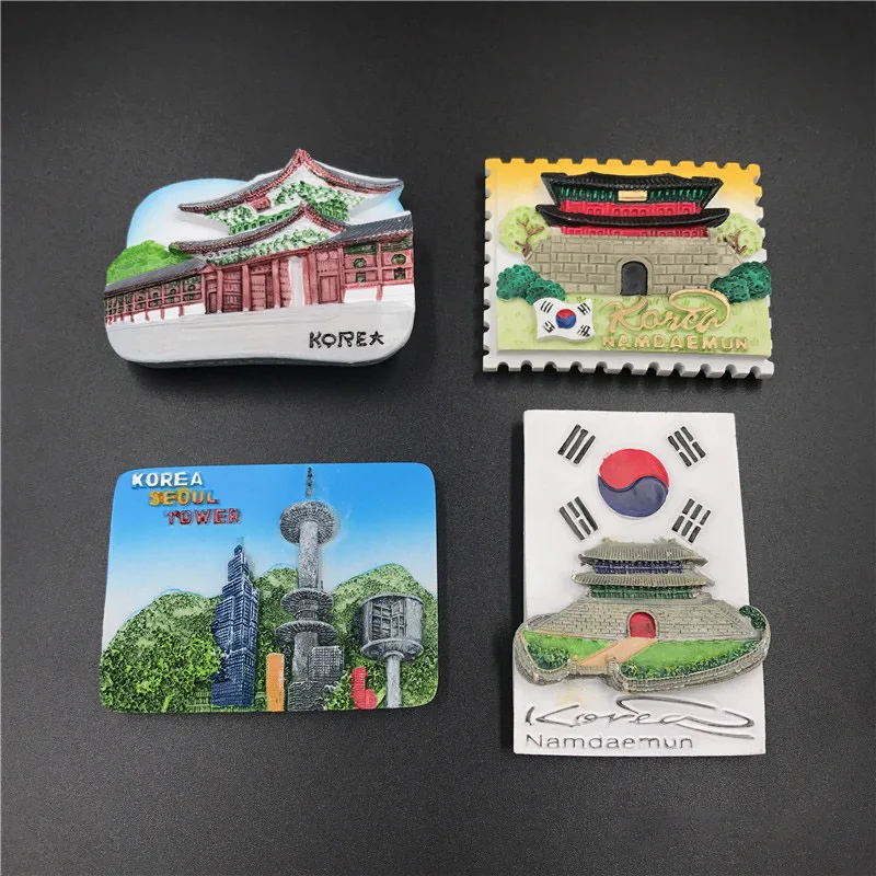 World Tourism Souvenirs Commemorative Resin Refrigerator Stickers South ...