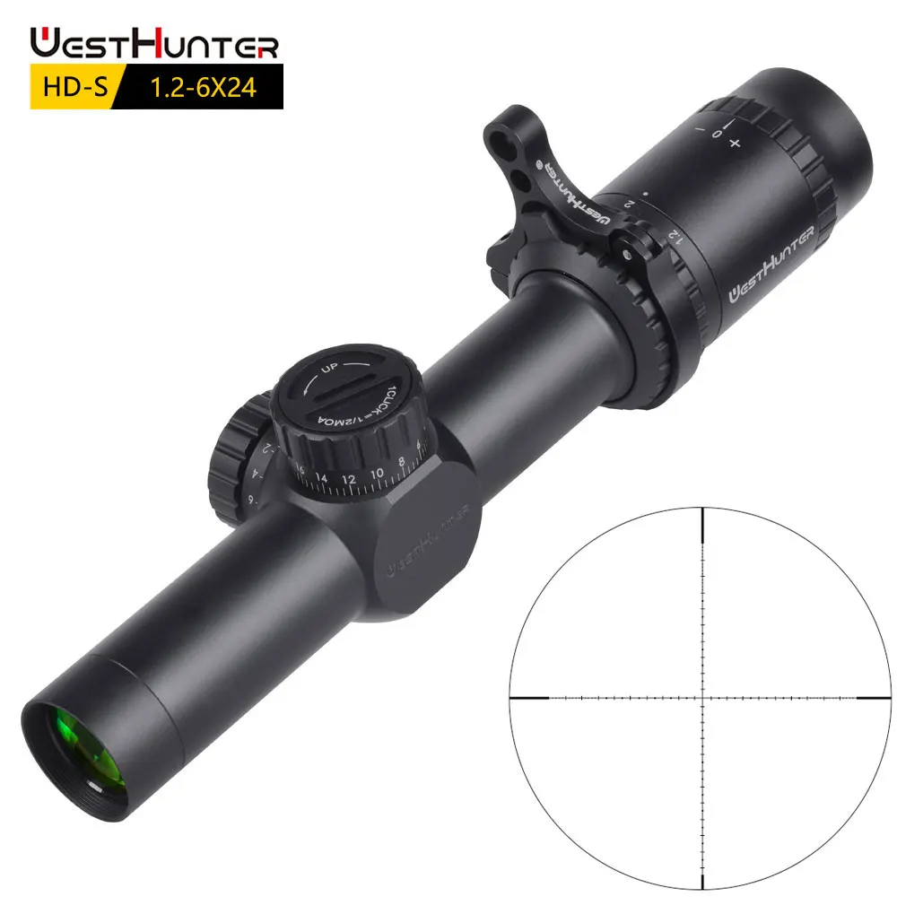 WestHunter-HD-S-Compact-Scope-com-Mil-Dot-Ret-culo-Ca-a-Riflescopes ...