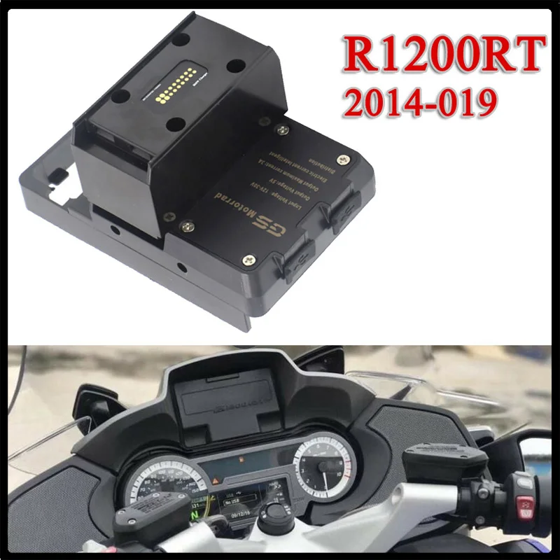 For-BMW-R1200RT-R1200-RT-2014-2020-Mobile-Phone-USB-Navigation-Bracket ...