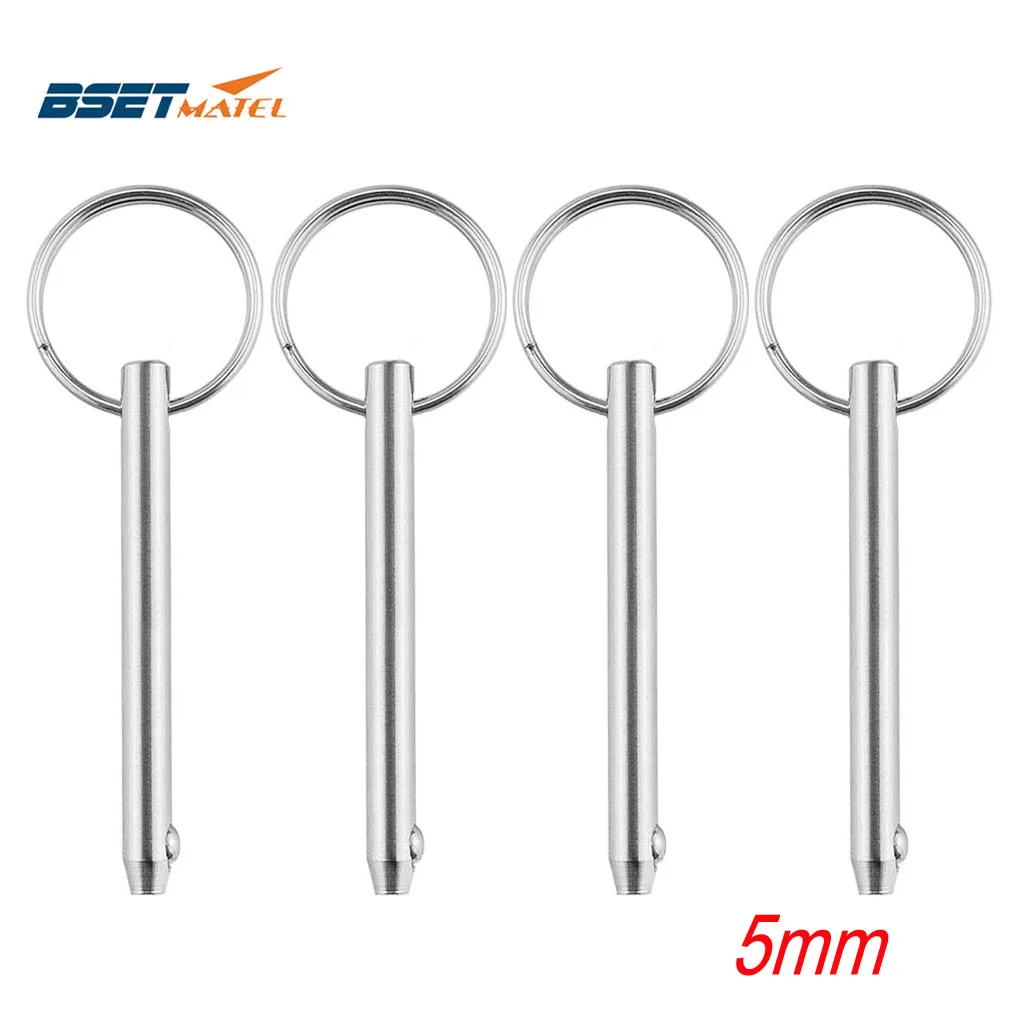 4PCS-5mm-Marine-Grade-316-Stainless-Steel-Quick-Release-Ball-Pin-for ...