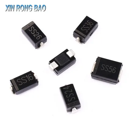 100pcs-SMA-1N5819-1A-40V-do-214ac-Schottky-diode-SS14-SS12-SS16-SS24 ...