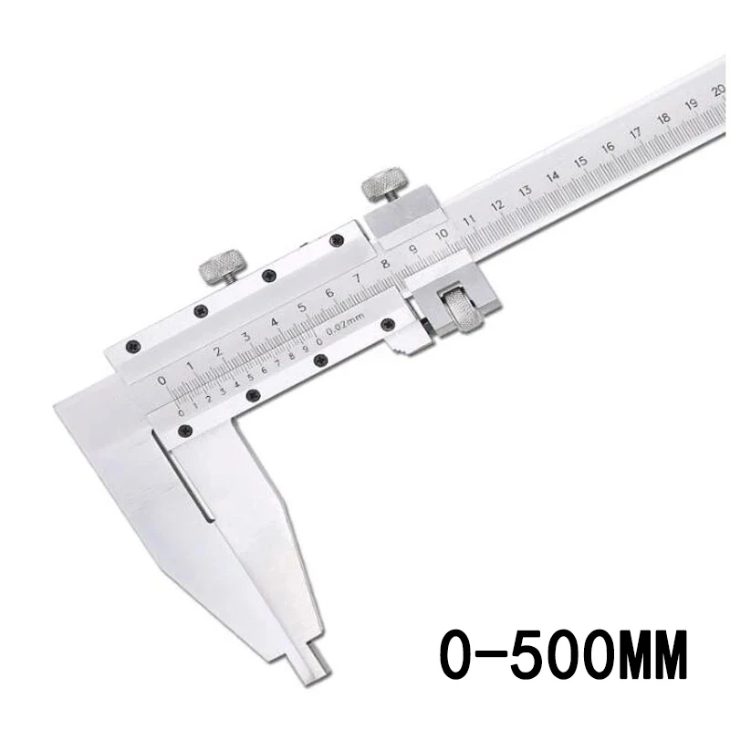 500mm 20inch Vernier Caliper Steel Slide Caliper With Nib Style 0-500mm ...