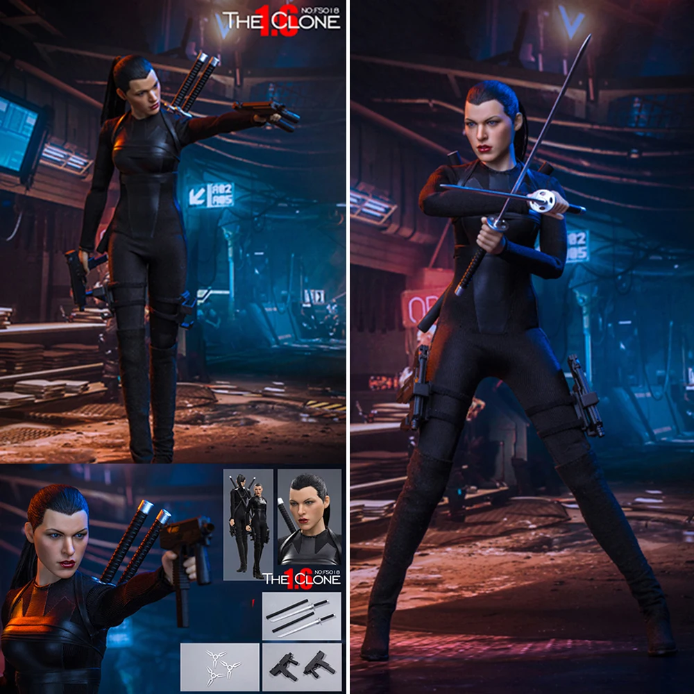 Fs018 1/6 Full Set Action Figure The Clone Alice 2.0 12'' Female Model ...