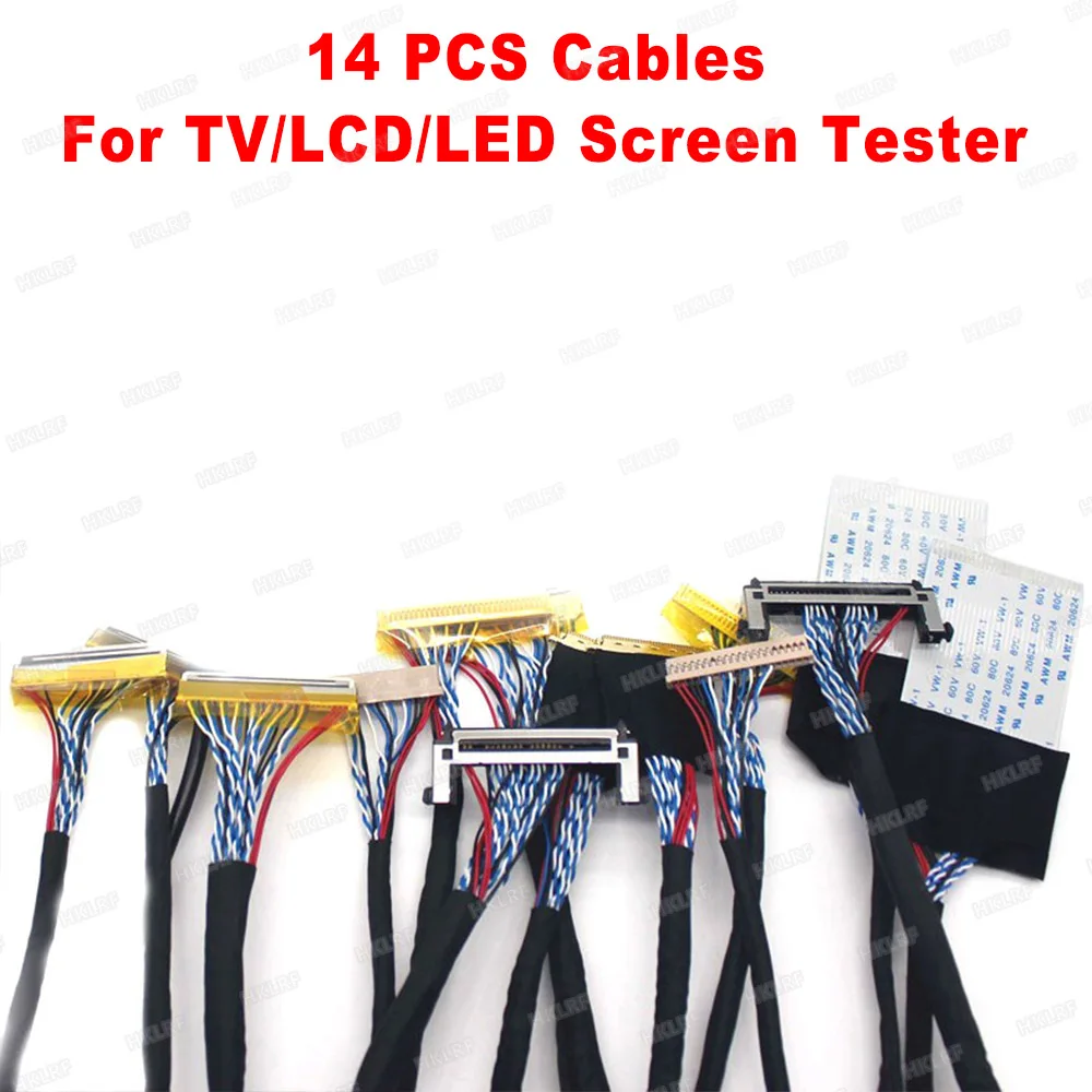 New TV/LCD/LED Screen Tester Tool 14pcs/lot Screen Lines Lcd Panel ...