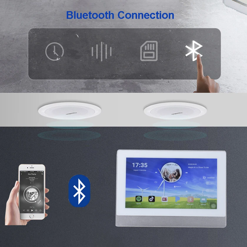 WiFi-Network-Bluetooth-Amplifier-8-CH-Android-Home-Audio-Background ...