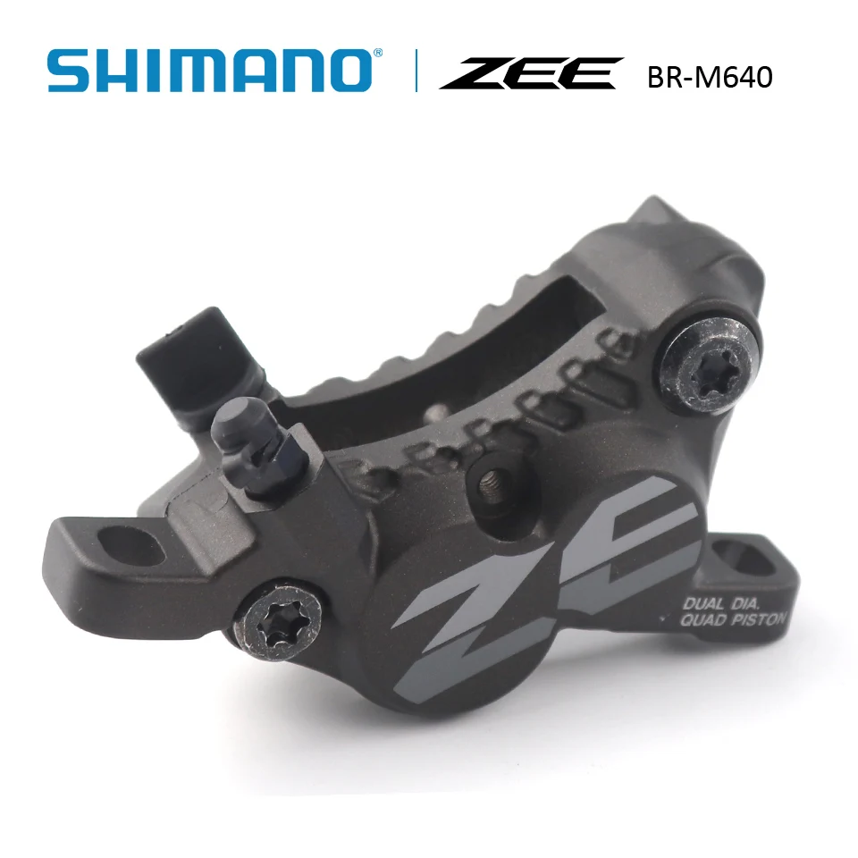 시마노 ZEE BR M640 브레이크 레버 브레이크 패드 D01S 수지 또는 H03C 금속 컨트롤러 스로틀 브레이크가있는 자전거 ...
