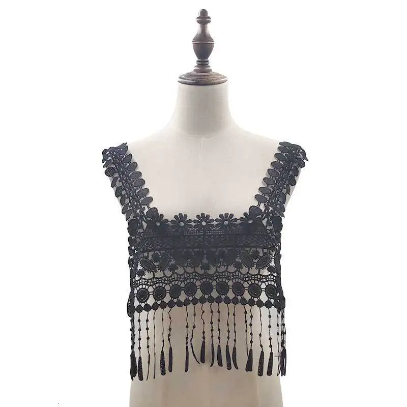 1PCS-White-Black-Cotton-Venise-Embroidery-Lace-Fringe-Appliques-Wedding ...