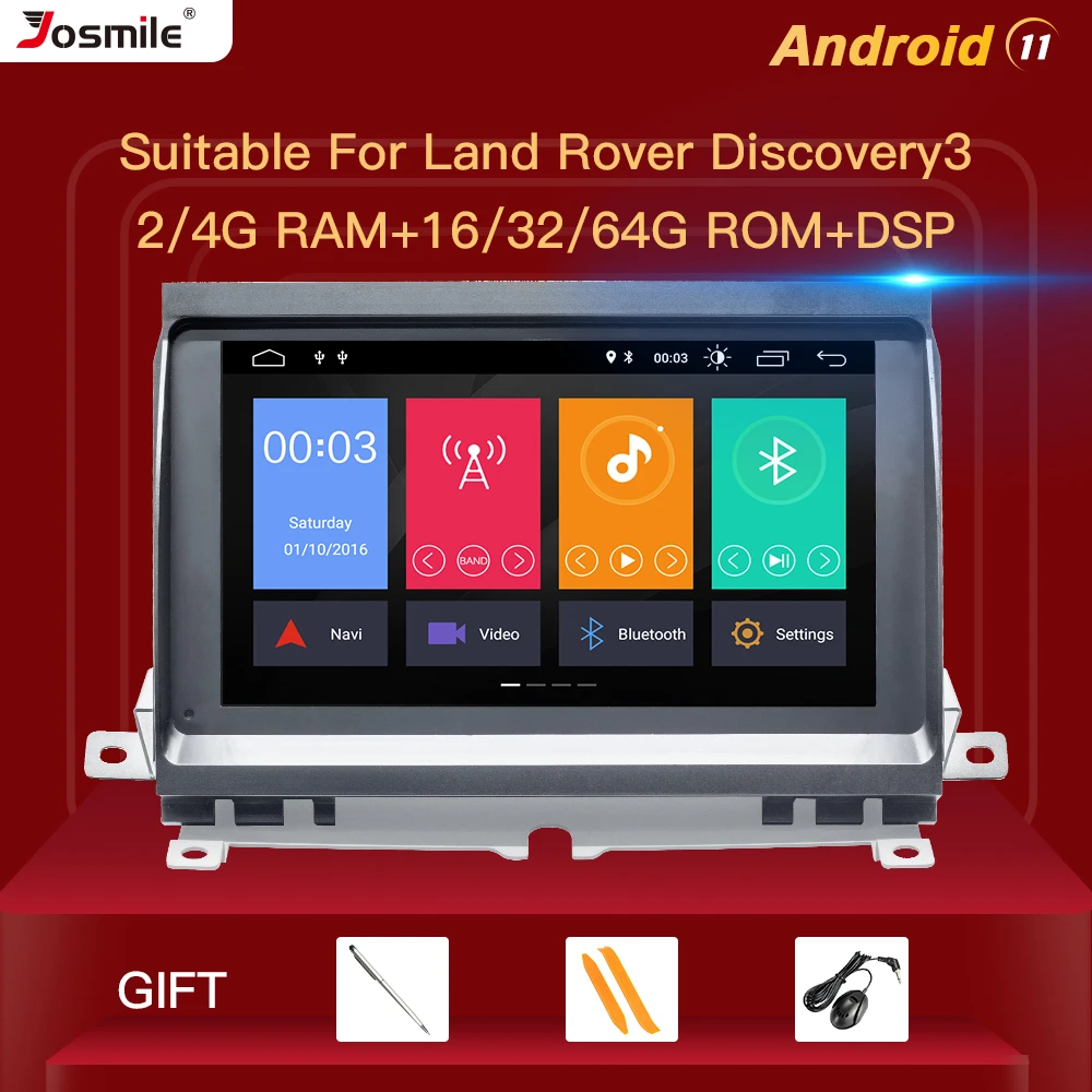 Android 11 Car Radio Multimedia Player GPS For Land Rover Discovery 3 ...