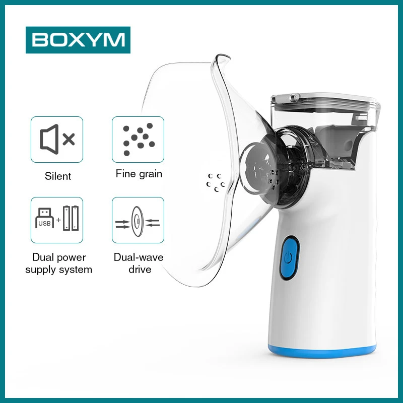 Boxym New Portable Mini Handheld Nebulizer Inhaler Nebulizer For Kids ...