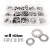 555/1035pcs M1.6 M2 M2.5 M3 M3.5 M4 M5 M6 M8 M10 M12 M16 304 A2 Stainless Steel Gb97 Flat Washer ...