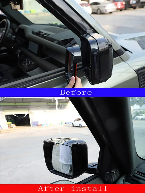 Rectangular Side Mirror For Defender 90 110 130