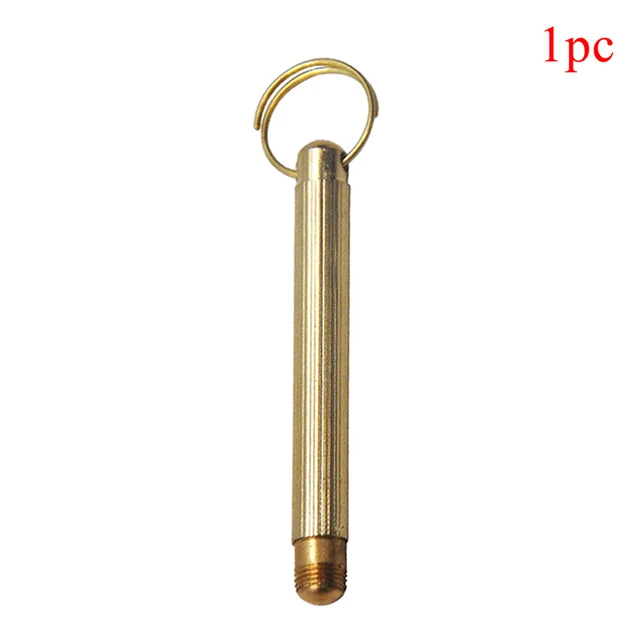 Gold Brass Snuff Spoon - Cannessentials.ca