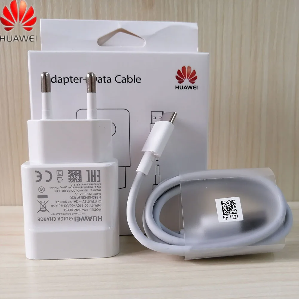 Huawei cargador rápido QC2.0 Original, adaptador de carga rápida con enchufe europeo Usb 3,1 ...