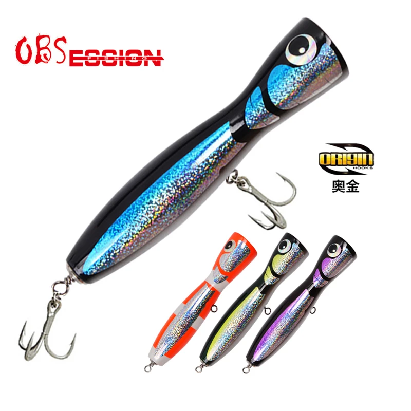 Big Popper Lure Fishing | Big Popper Lure Wood | Lure Wood Gt Popper ...