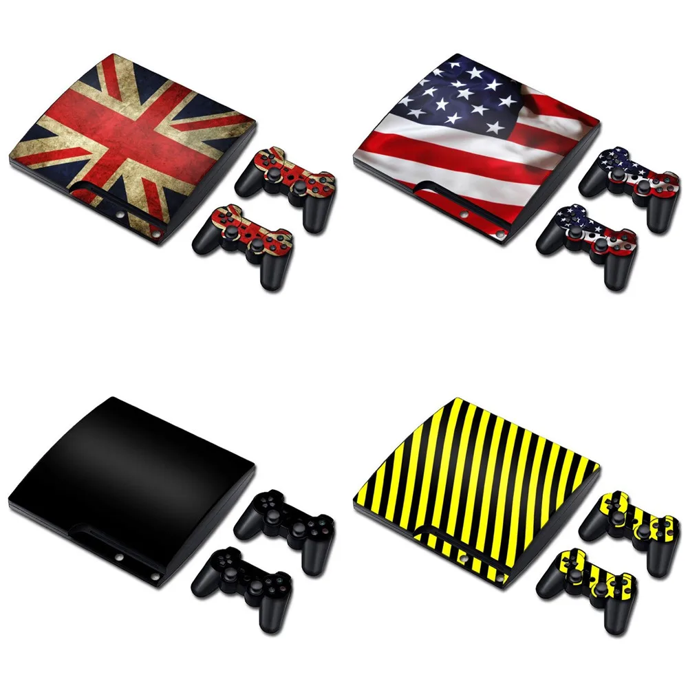 Hot Game Console And Controllers Decal For Ps3 Slim Wrap Cover Vinyl ...