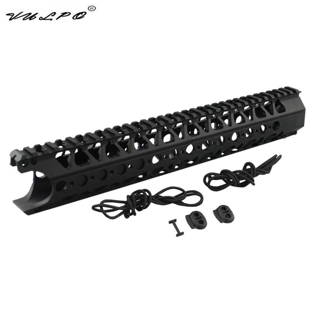 VULPO Tactical Airsoft 13.5 inch LVOA Handguard Rail Picatinny Rail ...