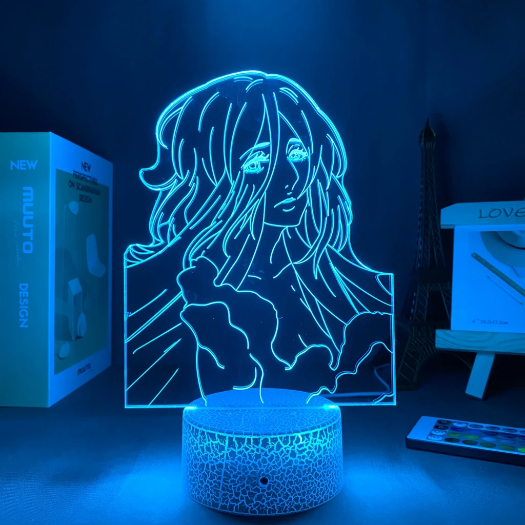 Attack on Titan 3D Anime Figure Light Design Home & Living Lighting ...