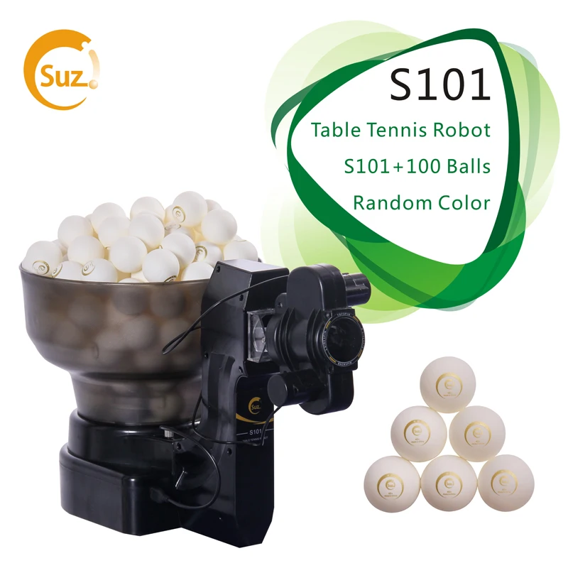 SUZ Table Tennis Robot S101 PING PONG Training Machine Automatic Table ...