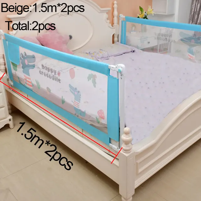 Baby Bed Fence Rails Security Fencing Children Guardrail Playpen