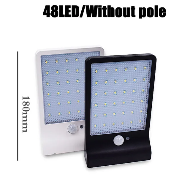 48 Светодиодный светильник на солнечной батарее светильник для заземления садовый светильник