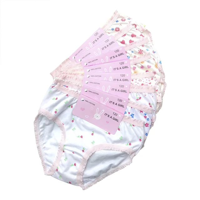 Kids Underwear Calcinha Infantil Children's Underwear Girl Cotton ...