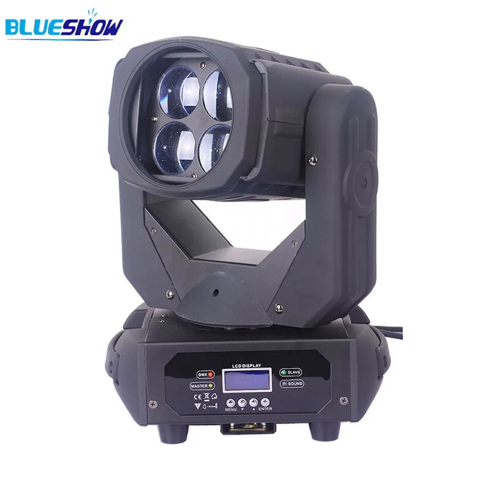 Super Beam 100w Moving Head 4x25W LED Stage light Lyre Wash Strong Beam ...