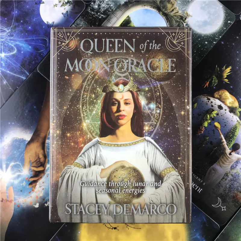 Queen Moon Oracle Cards | Moon Deck Oracle Cards | Tarot Cards Deck ...