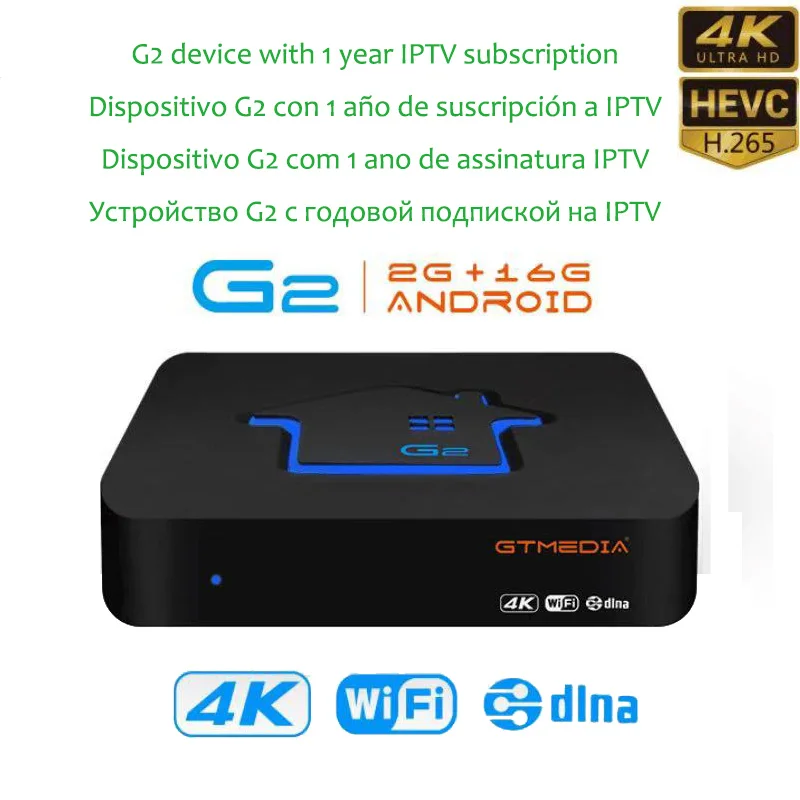 [Бразилия] GTMEDIA G2 tv Box+ сервер для ip-телевидения 4K HDR Android ...