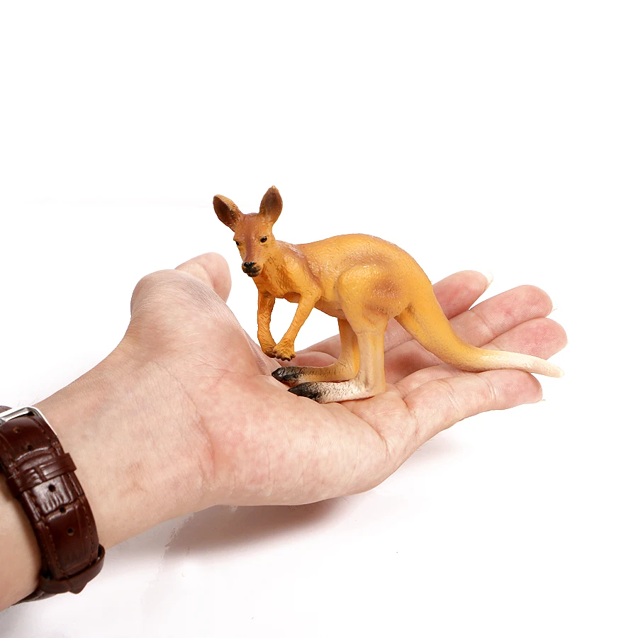 Realistic Safari Animals Action Figures,Wild Kangaroos Zoo Animals PVC ...
