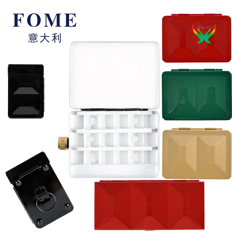Italian FOME Colour Box, Heavy Enamel Watercolor Box, Empty Box 12/24 ...