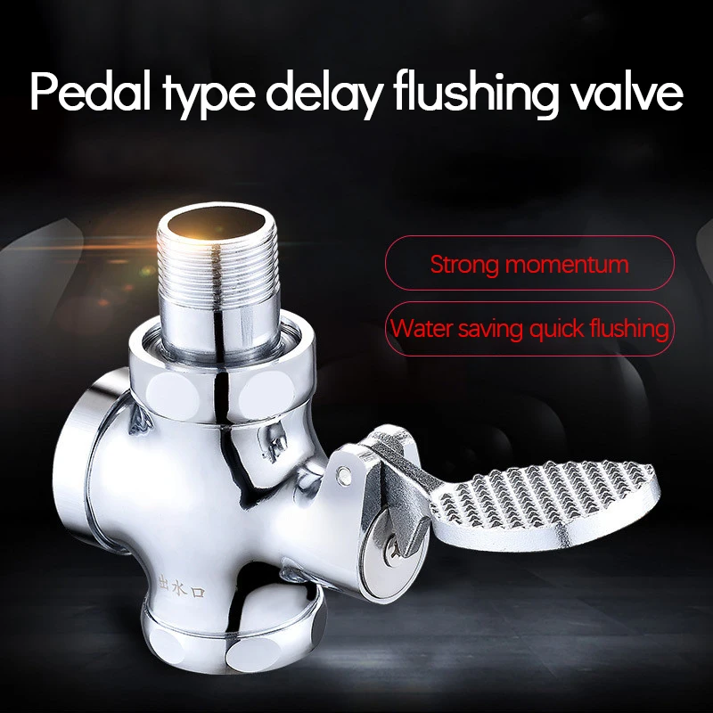 1-inch-pedal-delay-valve-Flush-Valves-Stool-Flushing-Valve-Foot ...