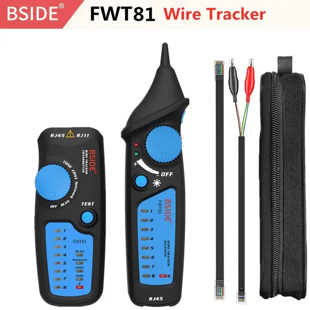 Bside Network Cable Tracker RJ45 LAN Finder Signal RJ11 Telephone Wire ...