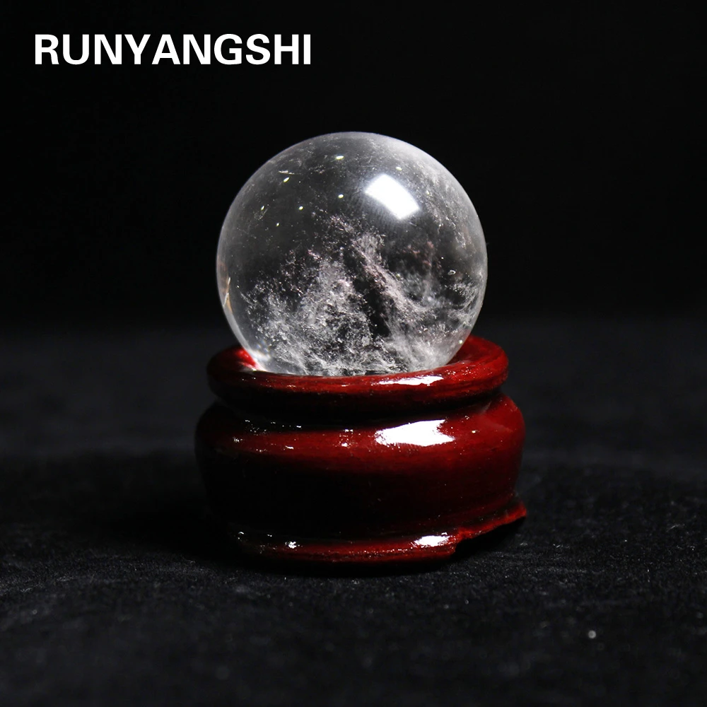 Natural Clear Quartz Crystal Sphere Balls Sphere White Crystal Ball ...