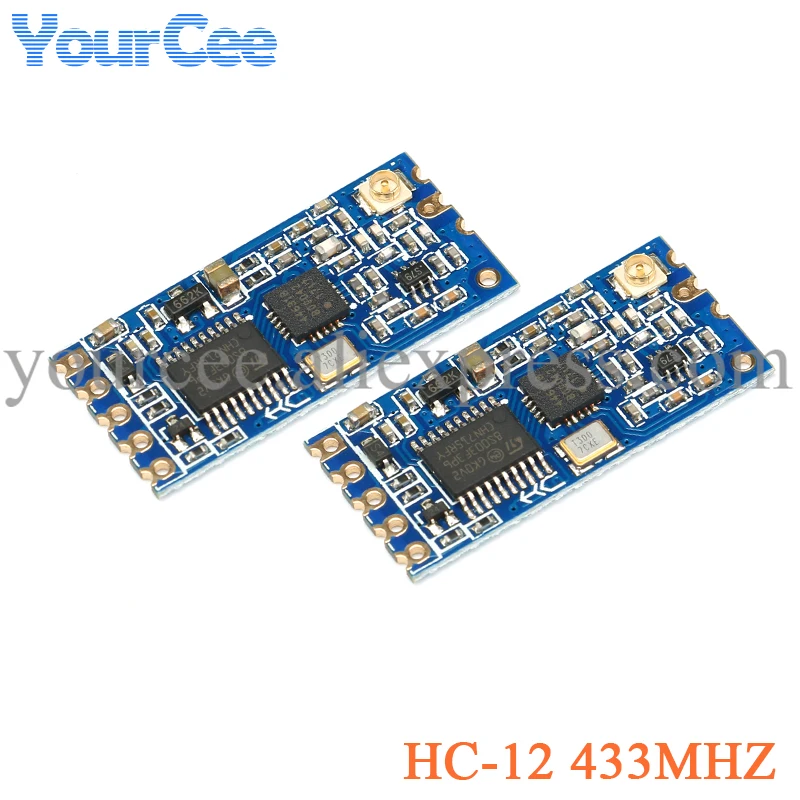 2pcs-HC-12-SI4463-433Mhz-Wifi-Wireless-Serial-Port-Module-HC12-1KM ...