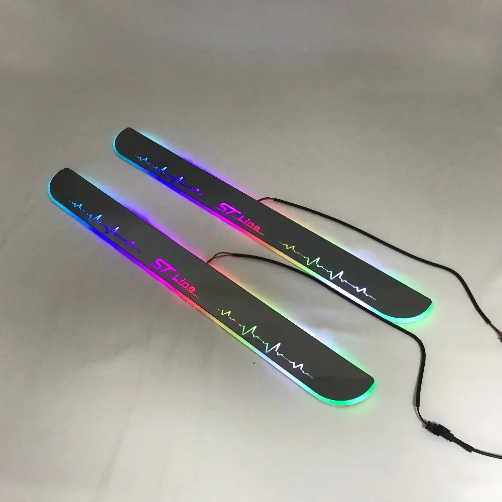 Free Express Ship Led Door Sill Decorative Lights Slat Guards Plate ...