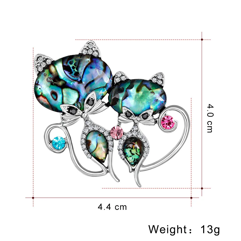 Модная брошь с животными набор бабочка кошки Лебедь брошки каваи ...