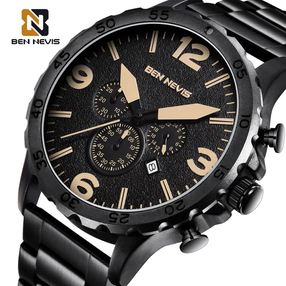 Men's Quartz Watches Waterproof BEN NEVIS Watch for Men Luxury Fashion ...