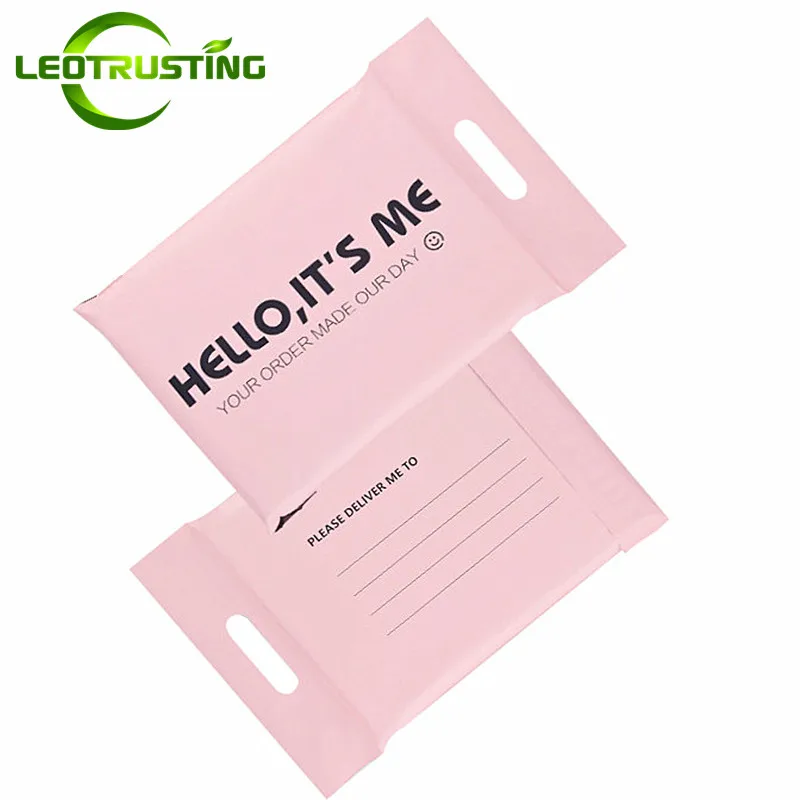 10x15inch-Thick-Portable-Pink-Poly-Mailer-Adhesive-Envelopes-Bag-T ...