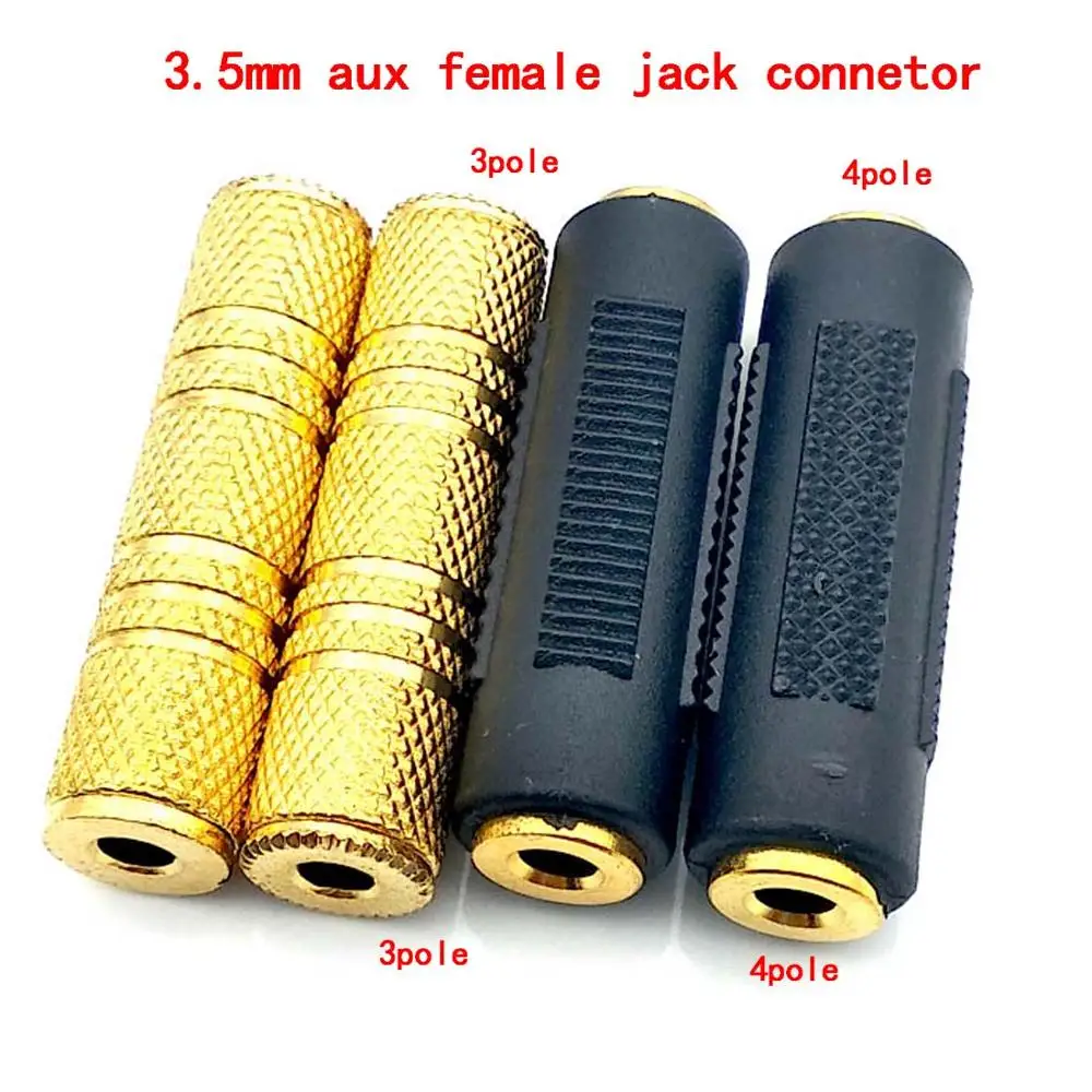 New-3-5-mm-Female-to-3-5mm-Female-Jack-Stereo-Connector-Coupler-Adapter ...