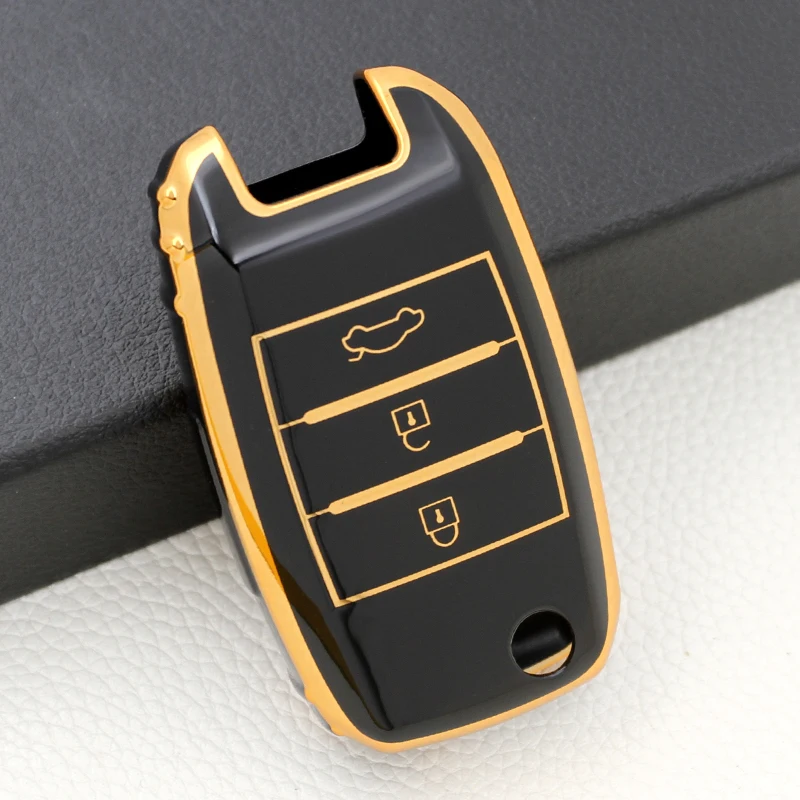 New-Car-Remote-Key-Case-Cover-Shell-Fob-For-KIA-RIO-K2-K3-K5-Optima ...