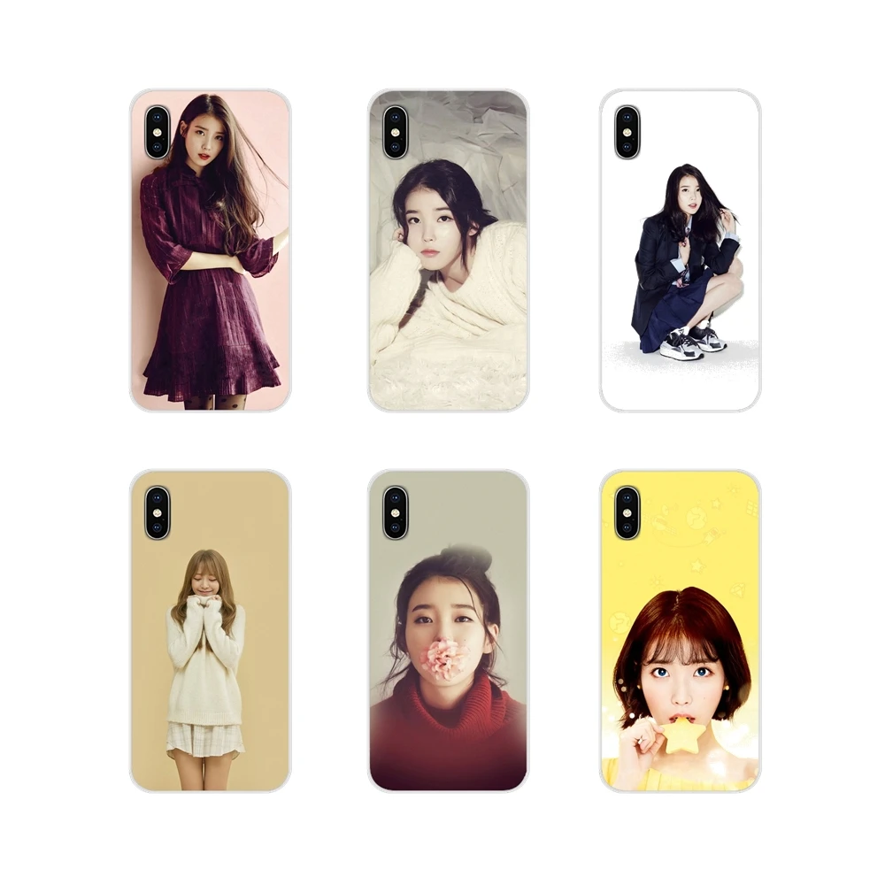 Iu kpop capa de celular para meninas, acessório para telefone ...
