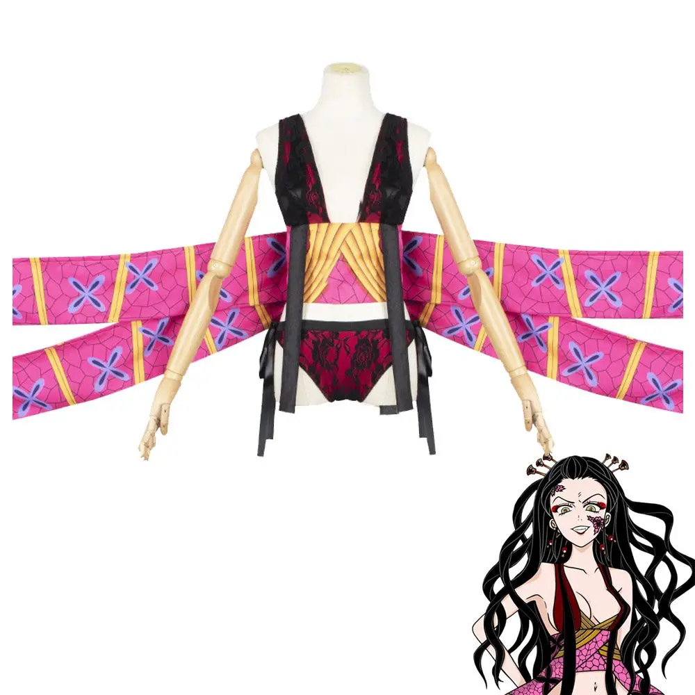 Demon Slayer Kimetsu no Yaiba Daki Cosplay Costume Women Fancy Clothes ...